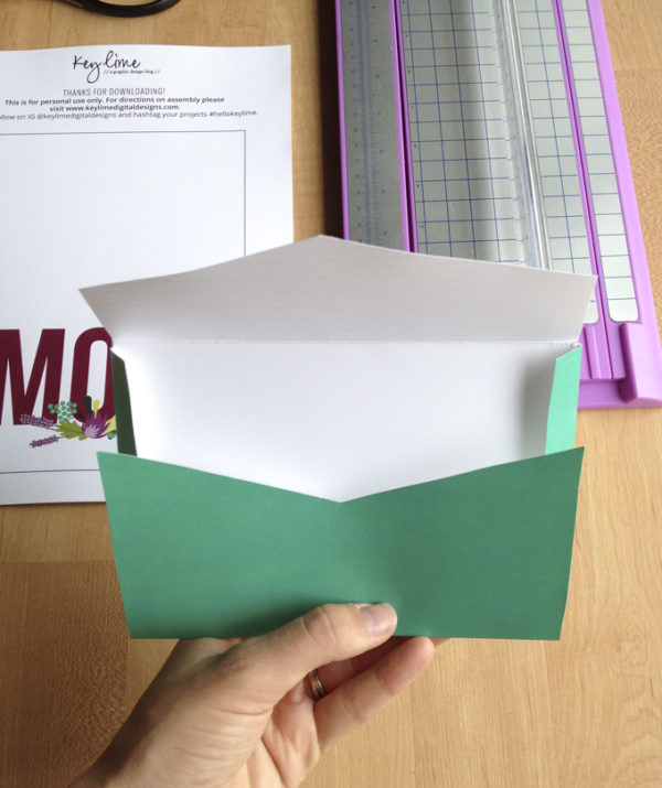 Printable Mothers Day Card + Envelope - Kendra John Designs