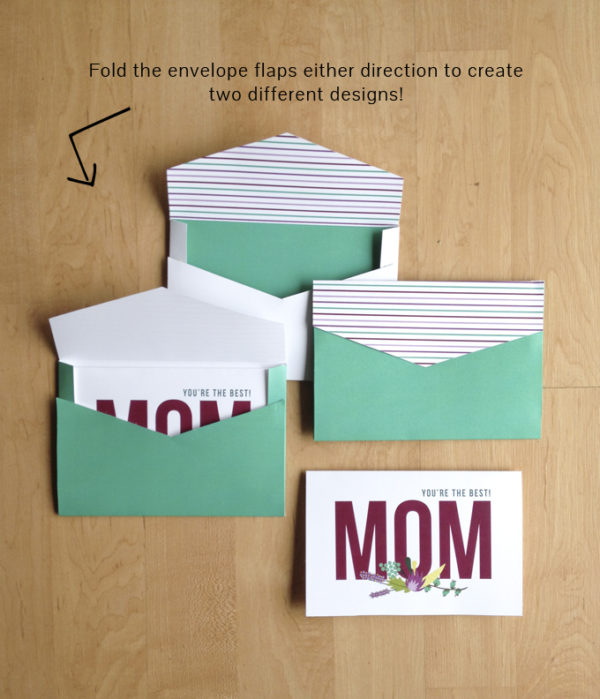 Printable Mothers Day Card + Envelope - Kendra John Designs