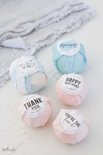 Free Bath Bomb Gift Tags for All Occasions