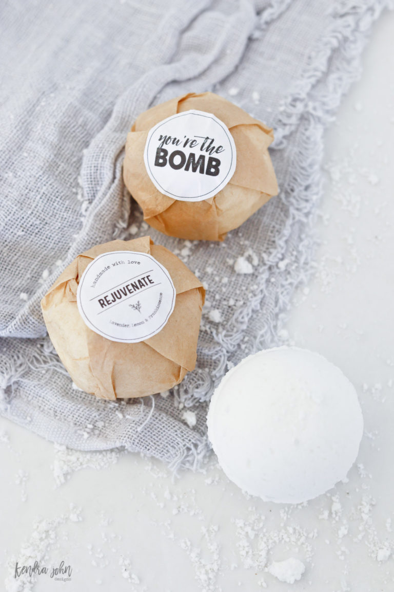 Free Bath Bomb Gift Tags for All Occasions