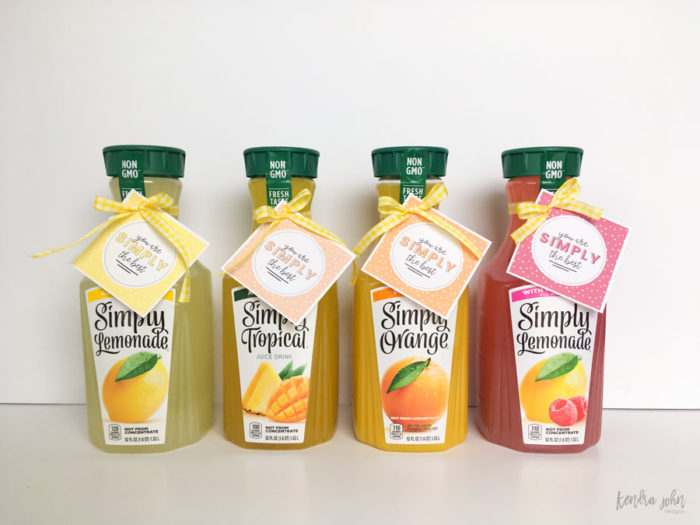 You are Simply The Best - Printable Thank You Gift Tag