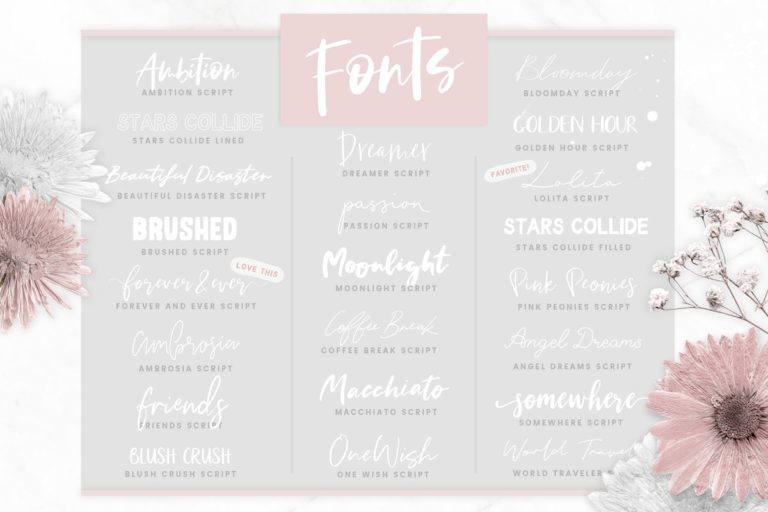 Top 15 Fonts of 2018 - Kendra John Designs